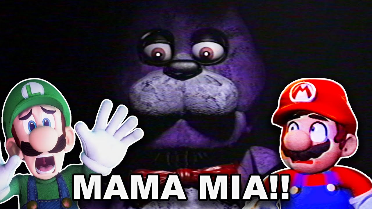 Mario and Luigi working at FNAF! Mario in Animatronic Horror Part 1 ...
