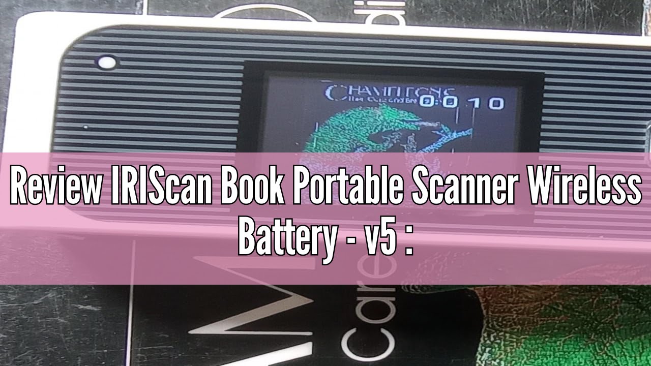 Review IRIScan Book Portable Scanner Wireless Battery - v5 : 12PPM ...