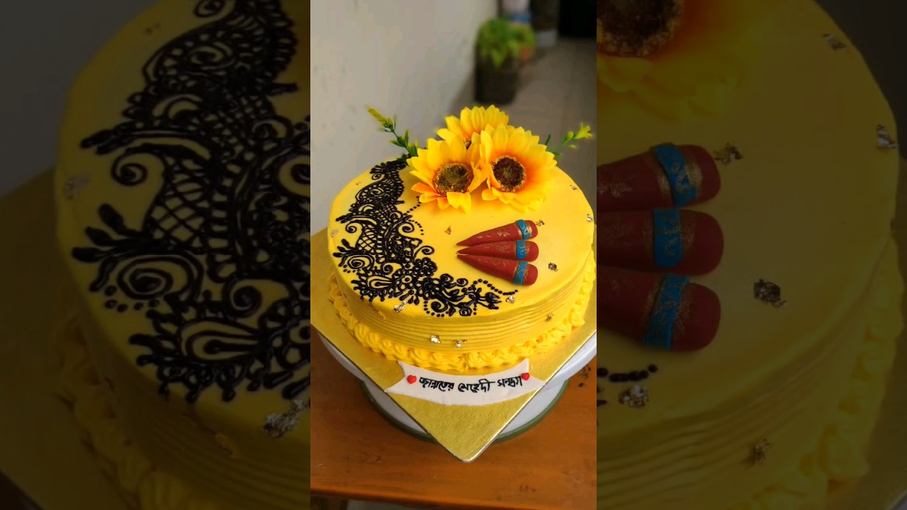 Haldi Night Theme Cake #chef #themecakes #cakes #cake #pastry #chef # ...