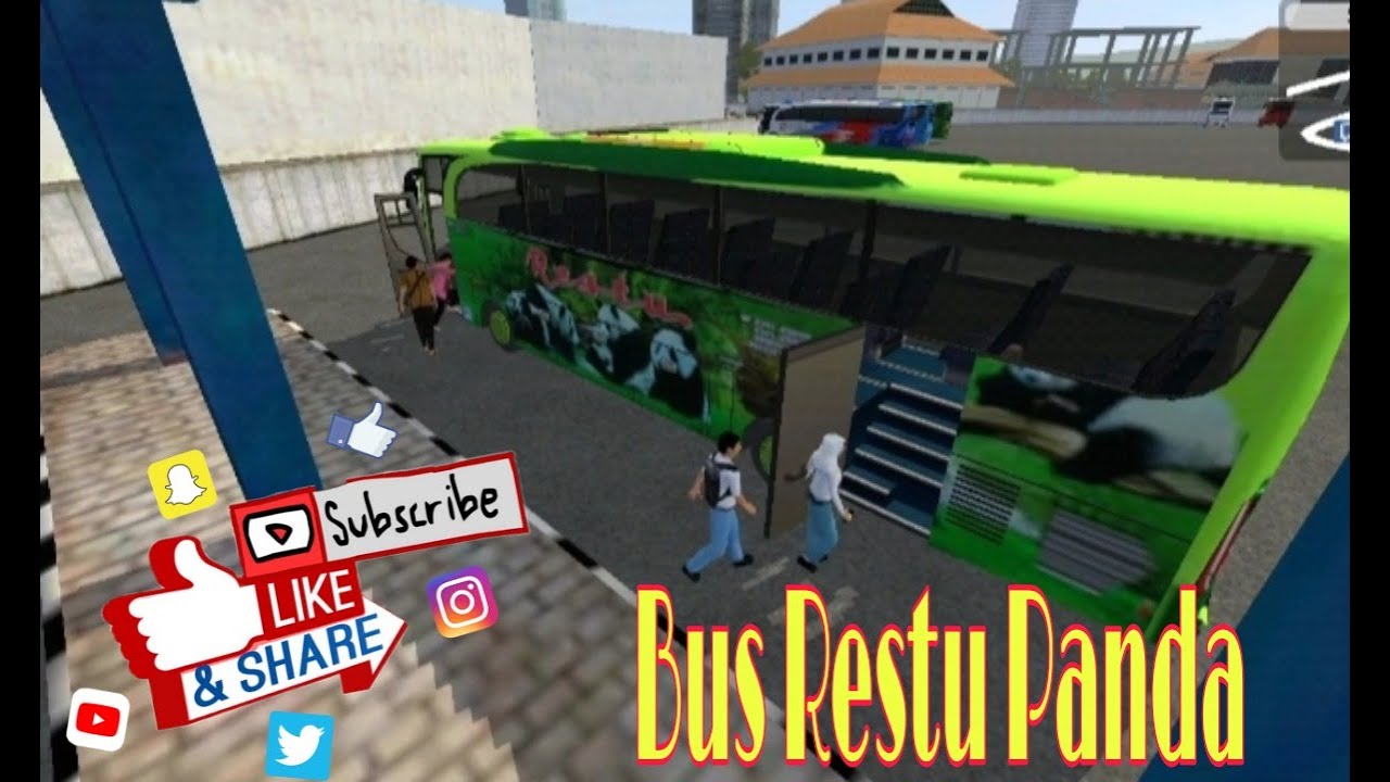 Bus Restu Panda Dari Surabaya Ke Solo || BUSSID - YouTube