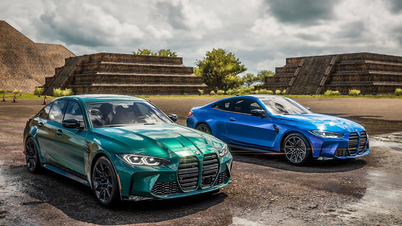 Forza Horizon 5 Drag Race: BMW M3 Competition vs BMW M4 Competition ...