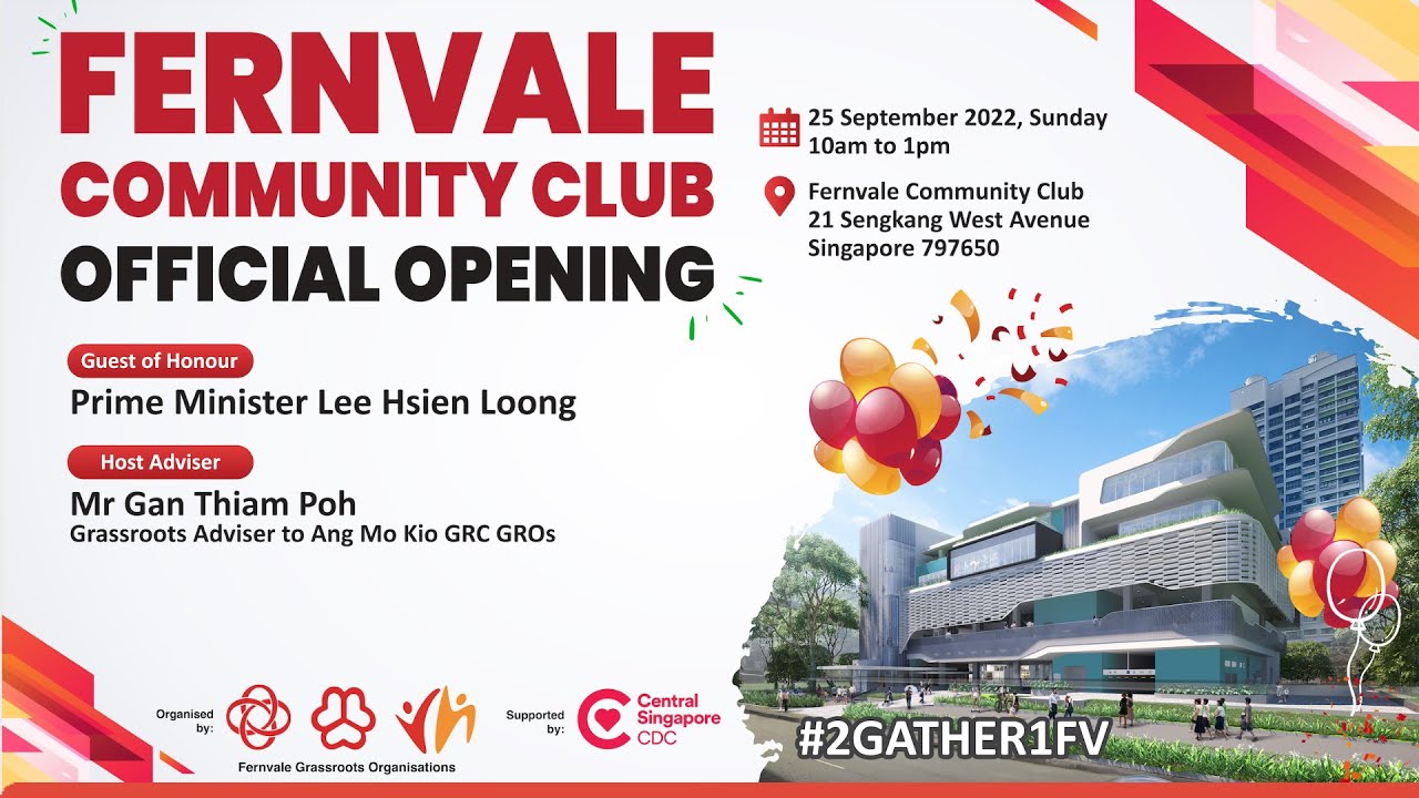 Fernvale Community Club Official Opening - YouTube