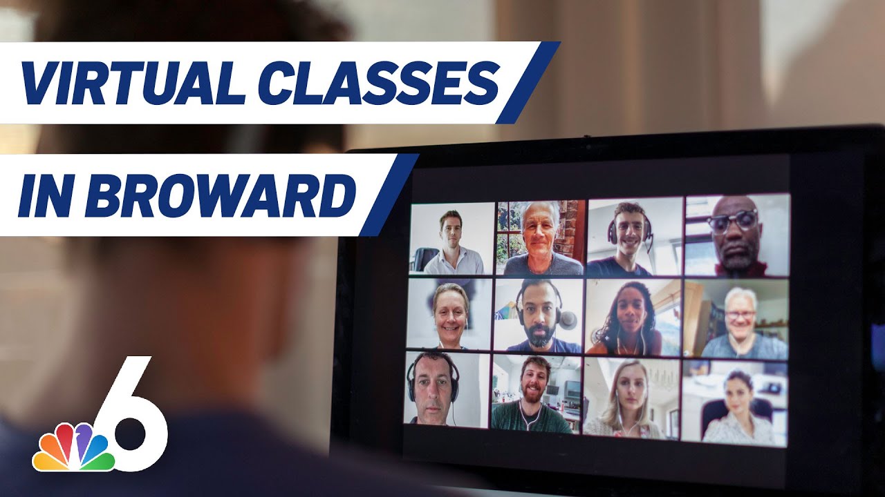 Broward Students Set to Start First Day of Classes Virtually - YouTube