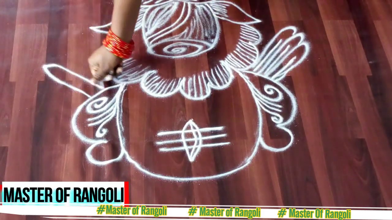 Monday Simple Rangoli Designs for Beagenners | Easy Kolam | Daily ...