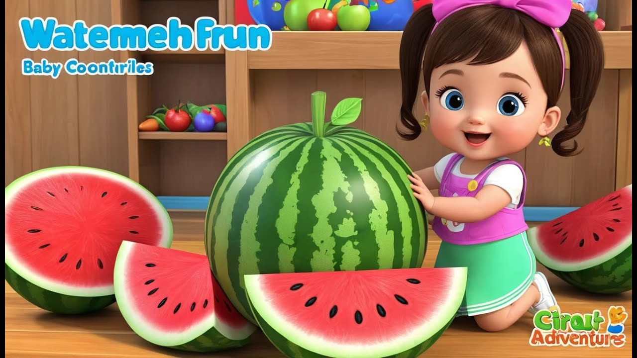 The Watermelon Baby With Too Many Seeds 🍉👶 | 3D Animated Nursery Rhyme ...