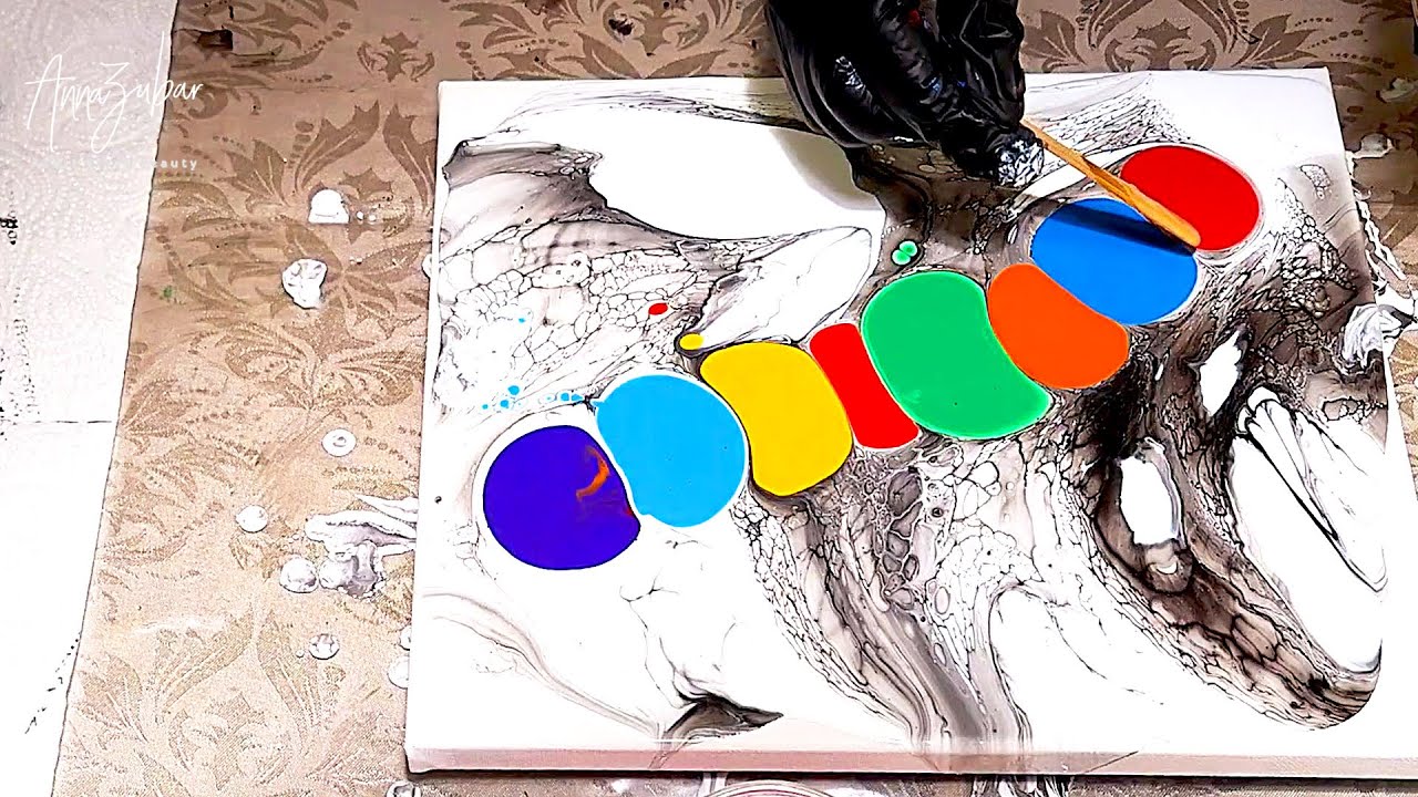 Seasons. Acrylic Painting for Beginners tutorial. Tree Swipe Tutorial ...