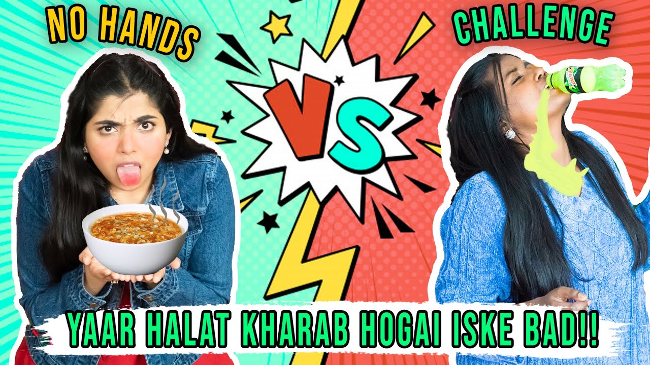 NO HANDS Challenge| *EXTREME Dares* |*Went terribly wrong*🥵 - YouTube