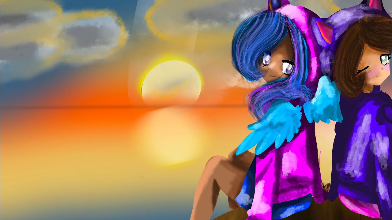 Anime girls- My best bud (speedpaint) Drawing(Anime base edit) in ...