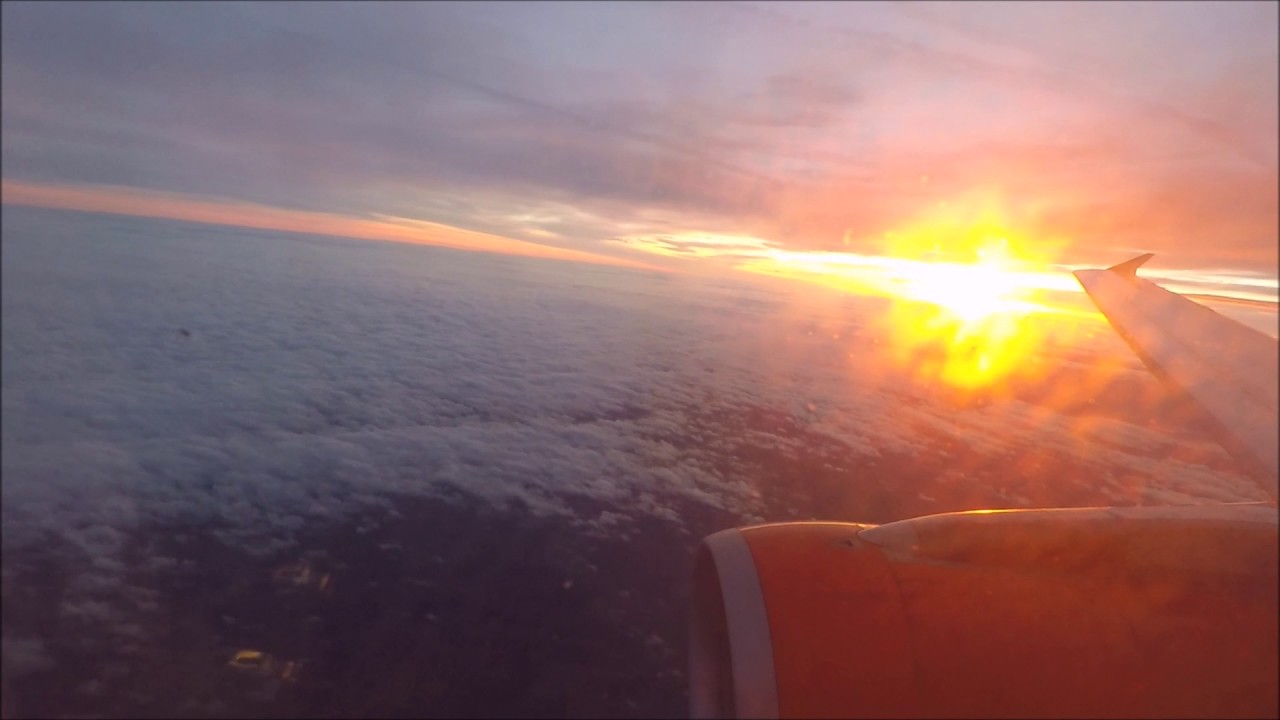 Sunset Flight Timelapse | Belfast Int. - London Gatwick | Easyjet A320 ...