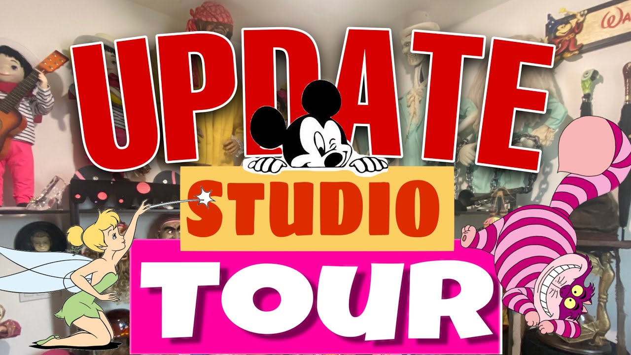 UPDATED Art Studio Tour | Collection Room | Imagineering - YouTube
