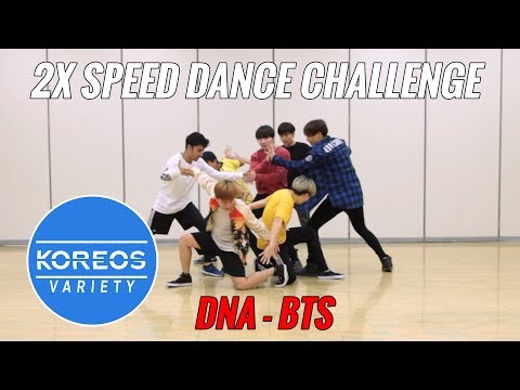[Koreos Variety] S2 E2 - 2X Speed Challenge: BTS (방탄소년단) DNA (Male ver.)