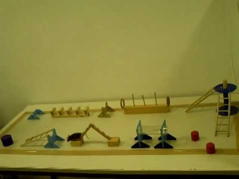 Mouse Training, Black runs 10 obstacle agility course - YouTube