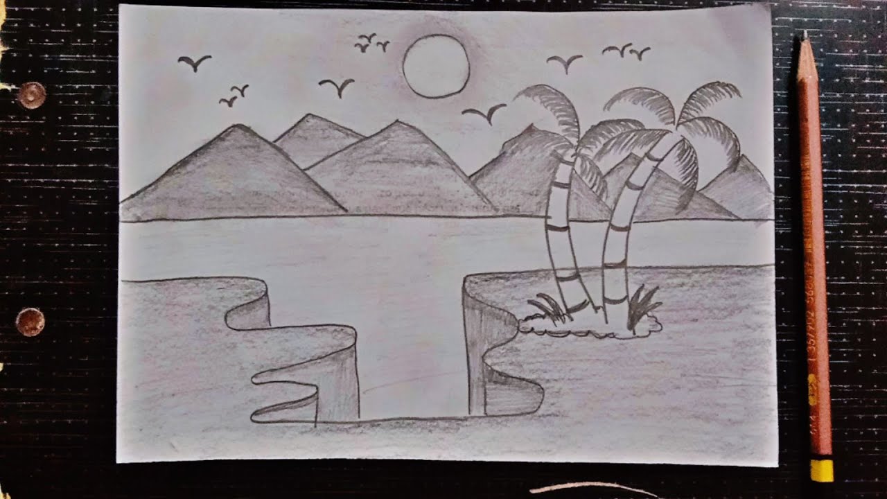 Let's draw impressive drawing with led pencil ️|Easy and simple drawing ...