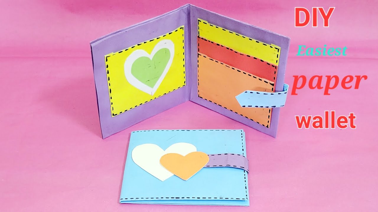 DIY craft #How to make paper wallet #subscribe #Easy paper wallet ...