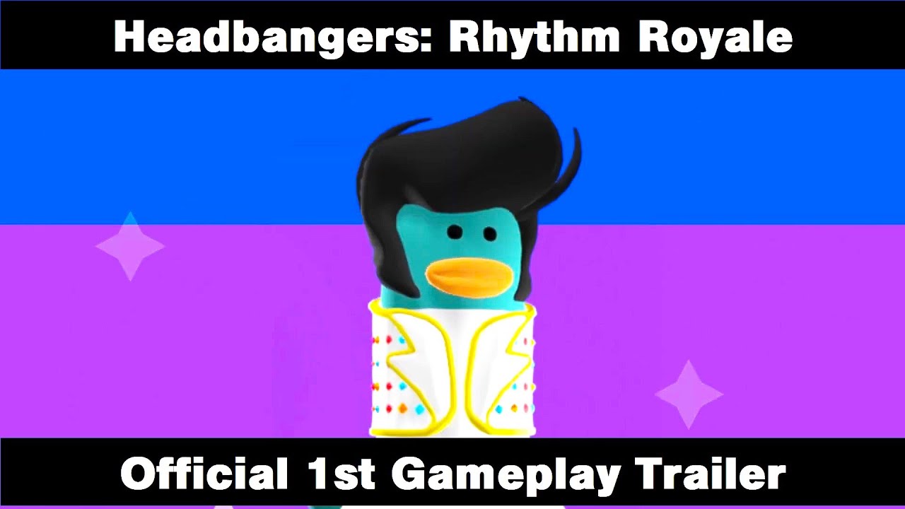 Headbangers: Rhythm Royale - Official 1st Gameplay Trailer - YouTube