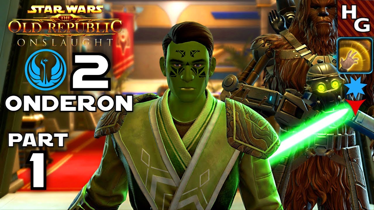 SWTOR Onslaught (02) Onderon [Part 1] Jedi Consular [Male] - YouTube