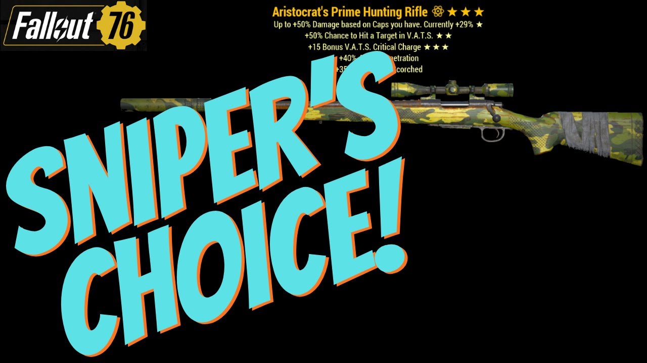 Fallout 76 - I Love The Hunting Rifle! - YouTube