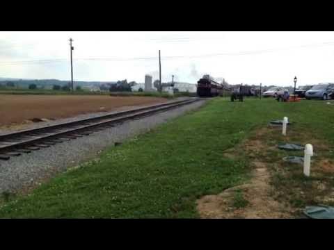 Strasburg Railroad from the Red Caboose Motel - Jun 9, 2014 - YouTube