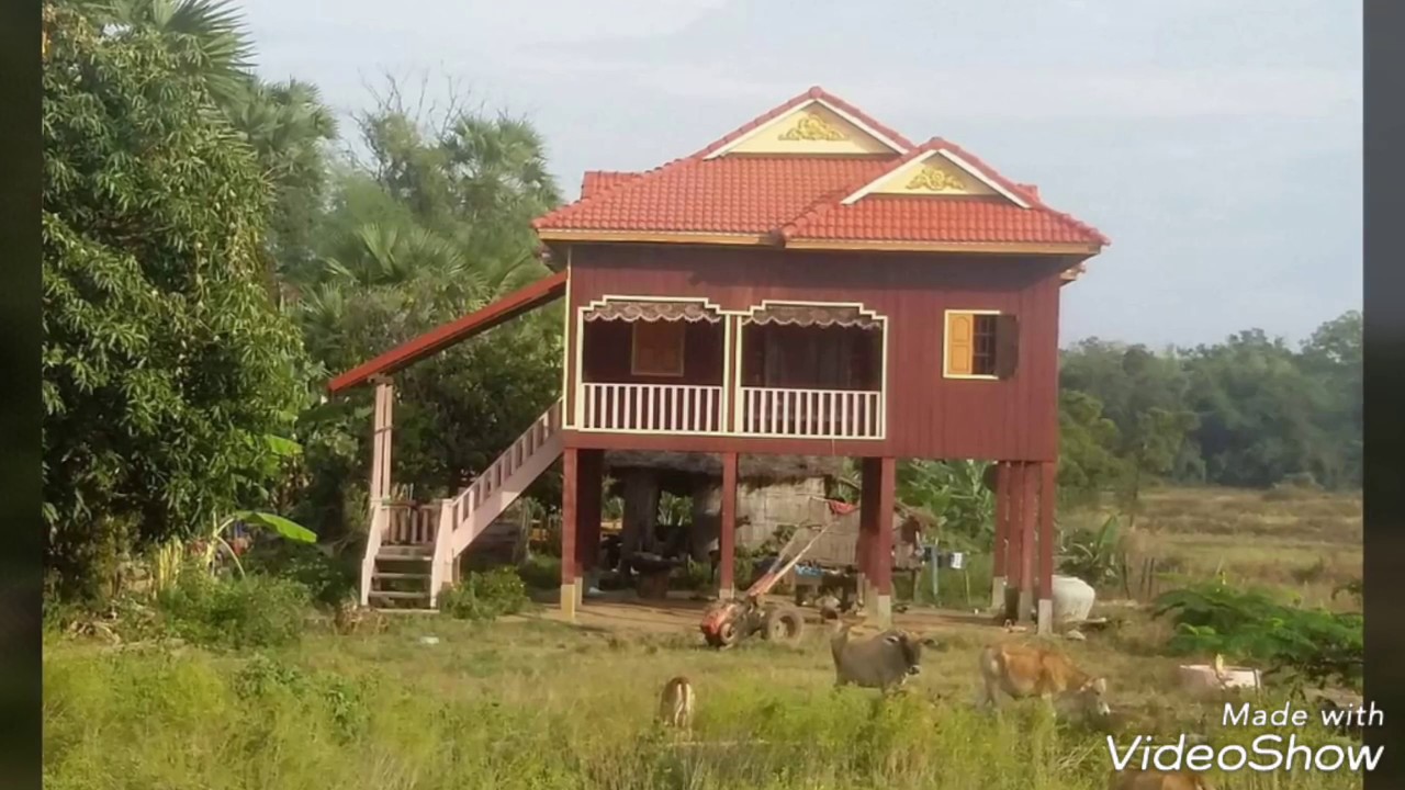 ម៉ូតផ្ទះខ្មែរពីបុរាណ | Khmer house (Traditional Khmer house) - YouTube