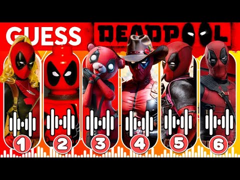 Guess Deadpool Dance ~ All Deadpool Variants | Ultimate Deadpool Quiz ...