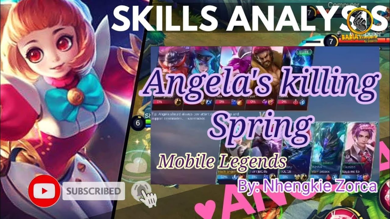 Angela's Killing Spring #mobilelegends #mobilegames #trending #gaming ...