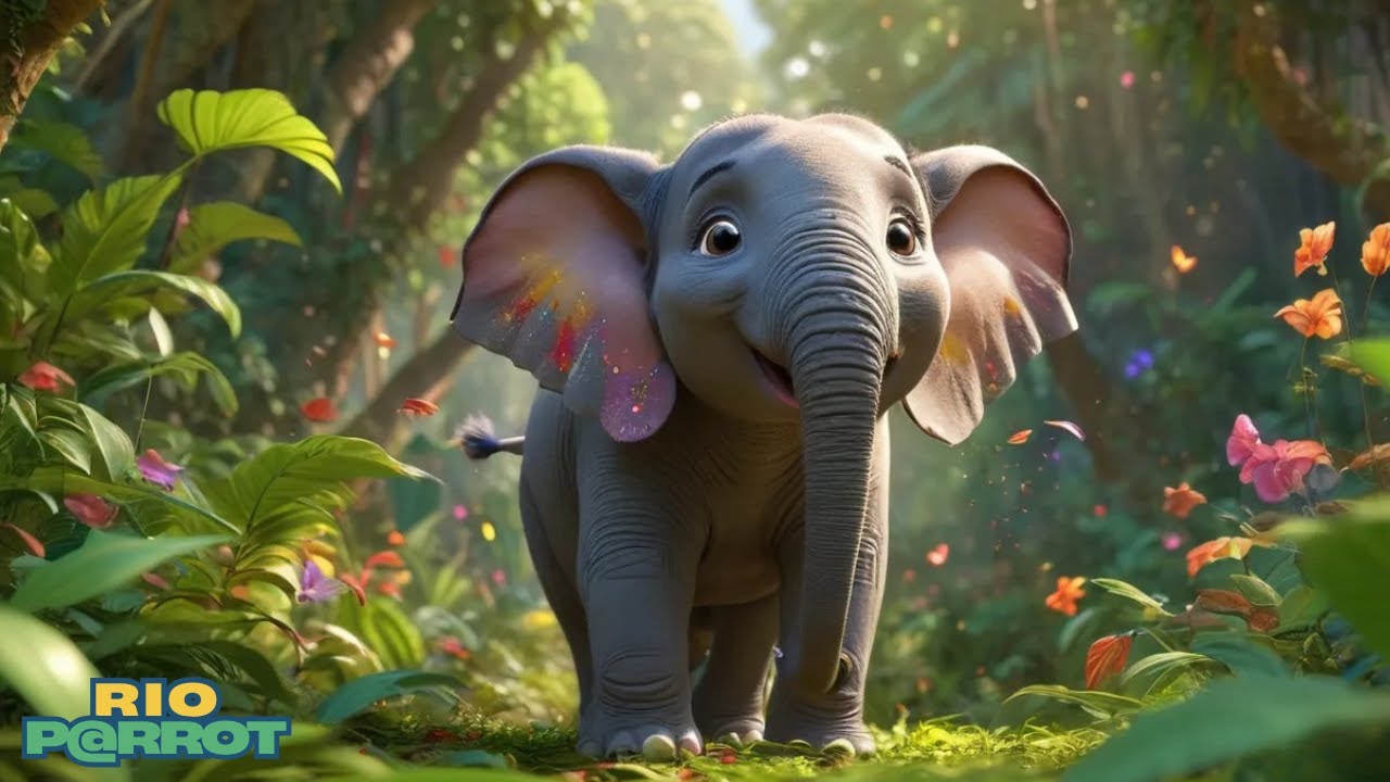 The Elephant Who Wanted to Dance 🎶🐘 English Songs | Rio Parrot - Kids ...