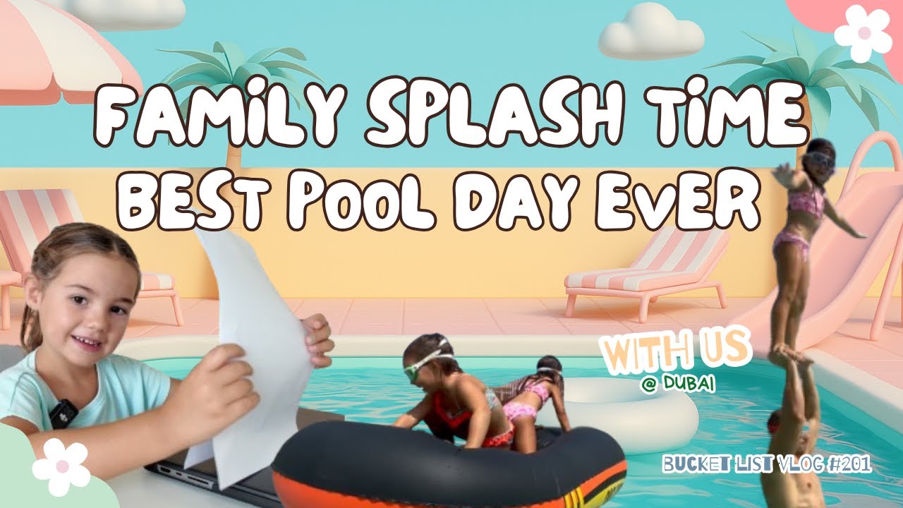 Join Us for the Best Summer Pool Adventure @ Dubai | Kids Activities ...