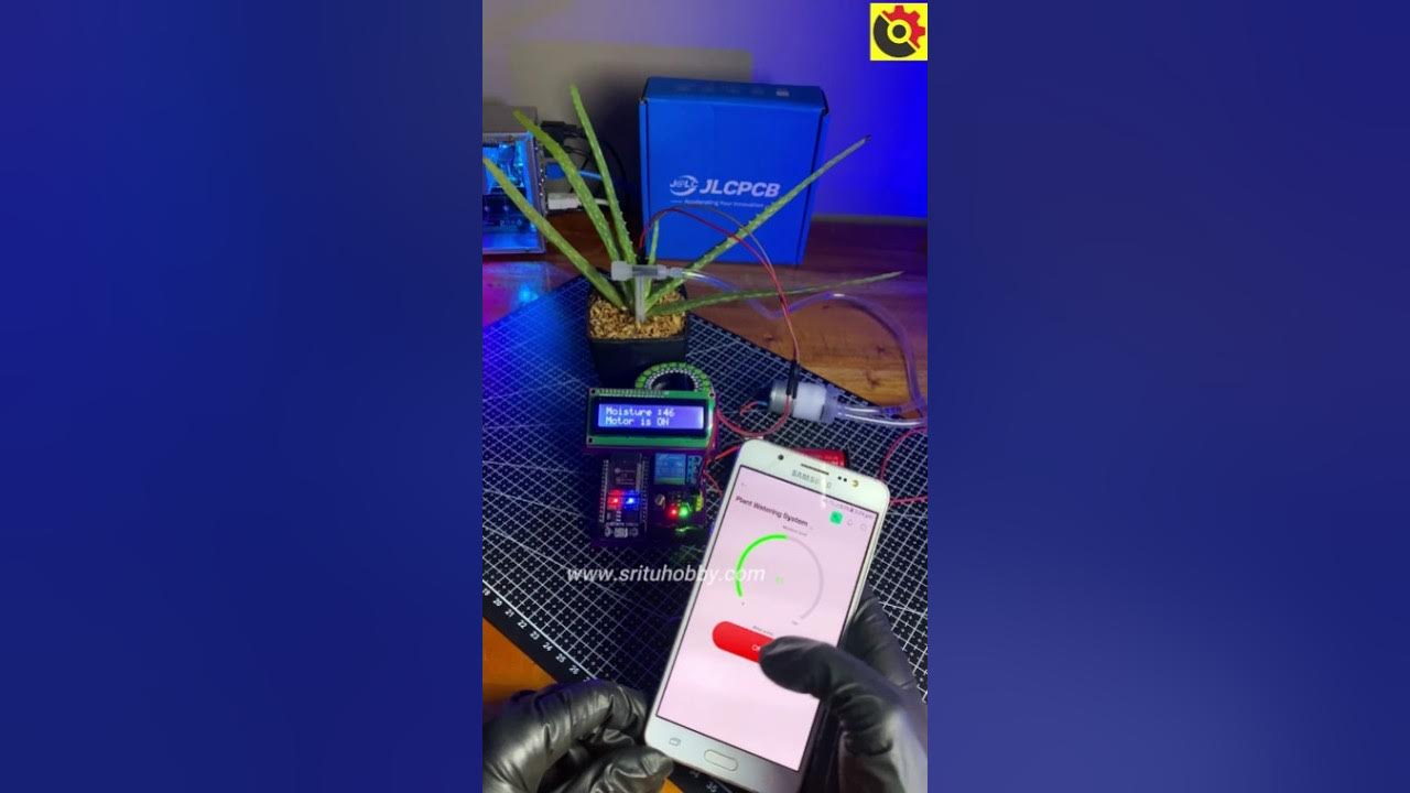Smart irrigation system with ESP32 and Blynk #jlcpcb #esp32 #sritu ...