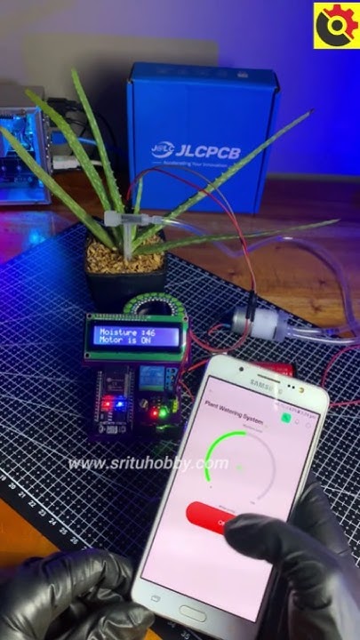Smart irrigation system with ESP32 and Blynk #jlcpcb #esp32 #sritu ...