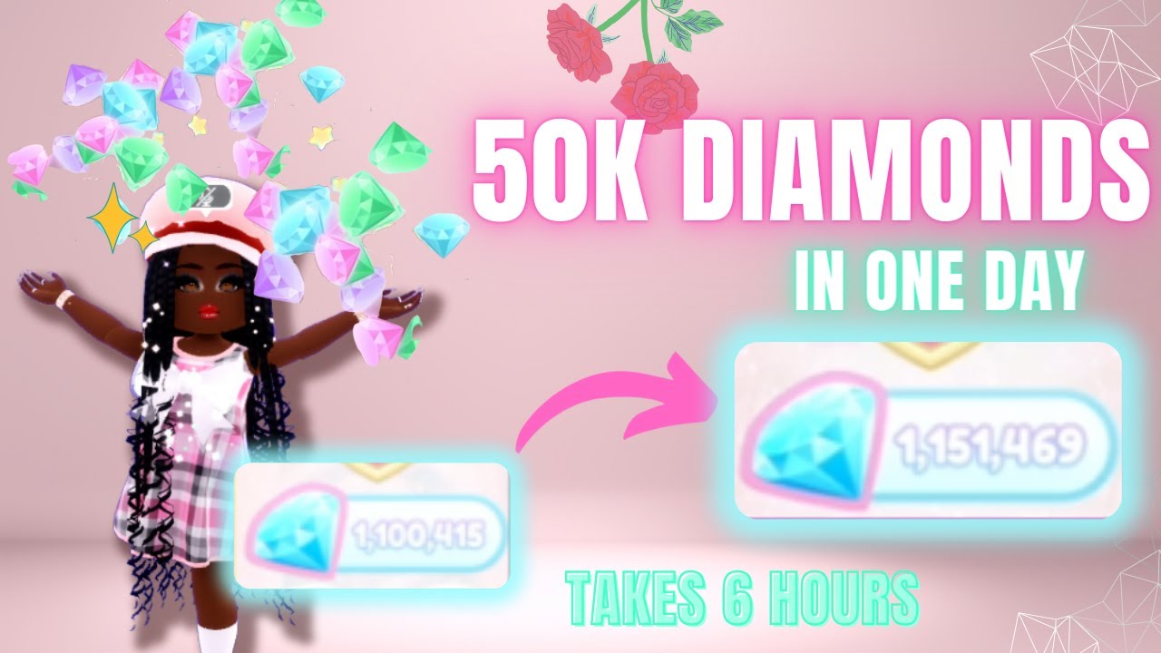 How to make 50k diamonds in one day | Royale High Campus 3| - YouTube