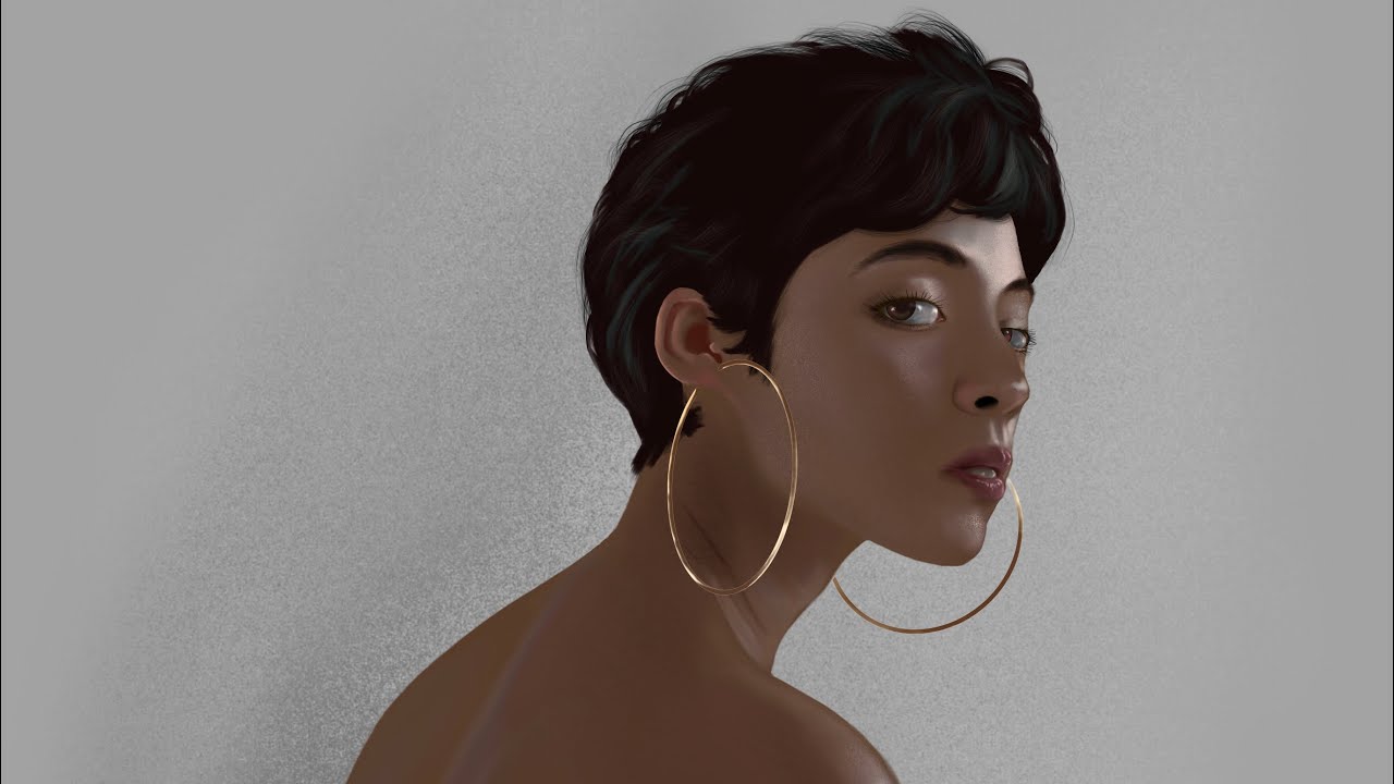 “Portrait of Verona” Timelapse Art - YouTube