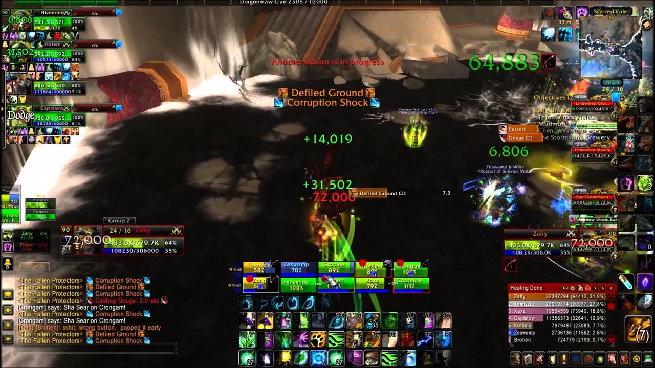 Sinister Mob Fallen Protectors 10man Normal - YouTube