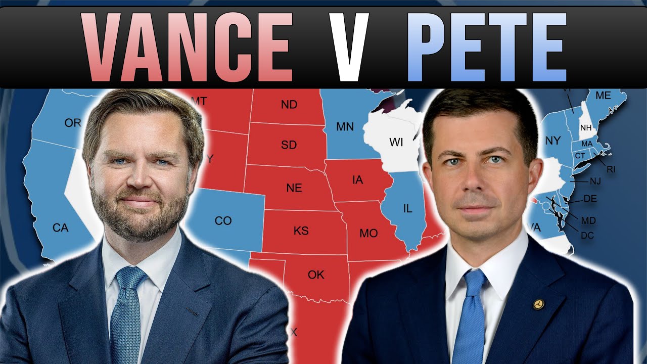JD Vance vs Pete Buttigieg: Hypothetical 2028 Election Prediction | Who ...
