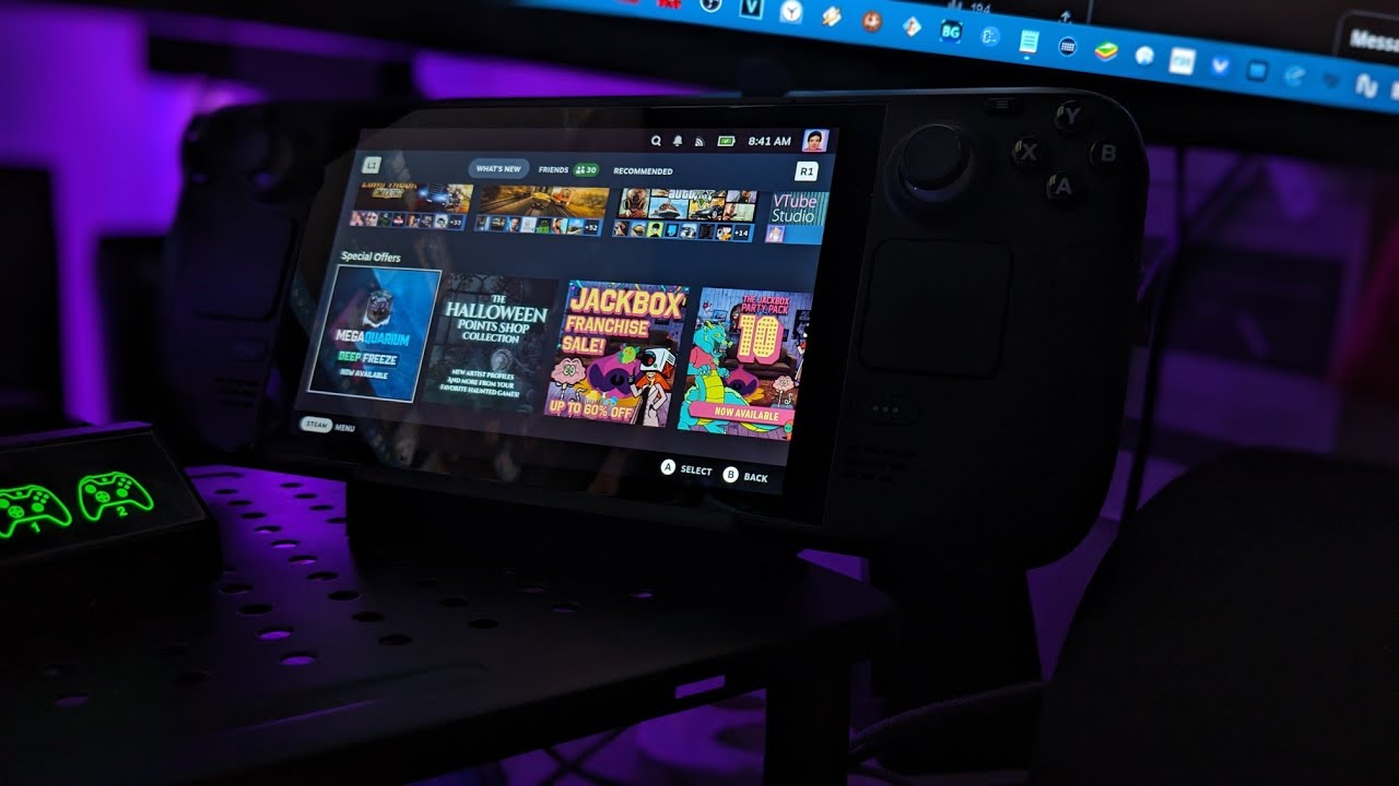 Official Steam Deck Dock Unboxing and Setup - YouTube