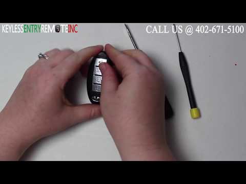 How To Change A 2006 - 2010 Infiniti M35 Key Fob Remote Battery ...