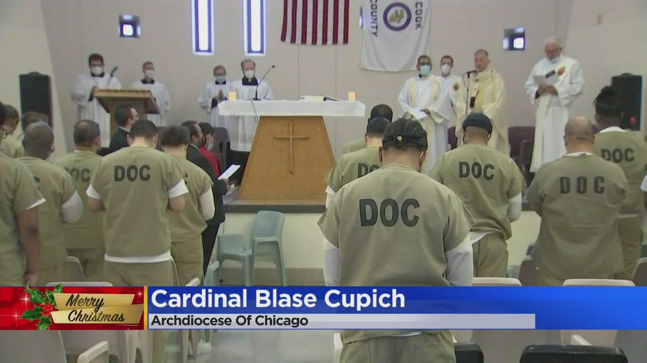 Cardinal Blase Cupich Holds Mass At Cook County Jail - YouTube