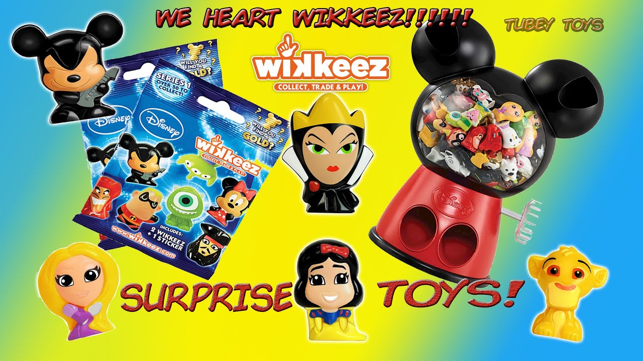 WIKKEEZ Blind Bags Disney Mickey Mouse Twist 'n' Play Playset Tubey ...