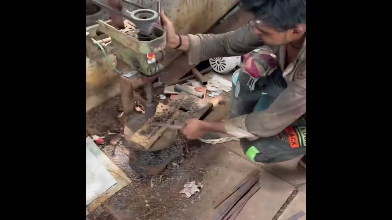 MS PIPE FOLDING LADDER - YouTube