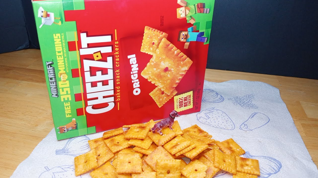 Unboxin Doxin - Cheez-It Minecraft Baked Snack Crackers - YouTube