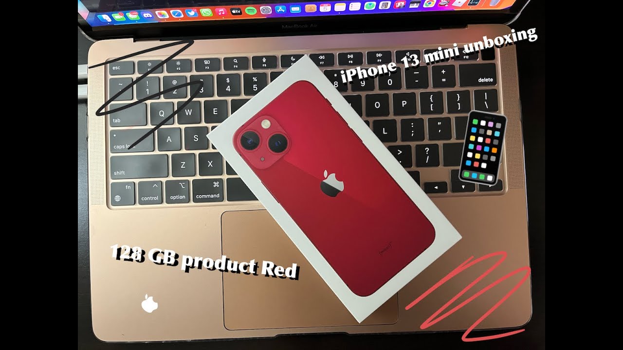 iPhone 13 mini unboxing! [ Re-Unboxing 128 GB Product Red ] - YouTube