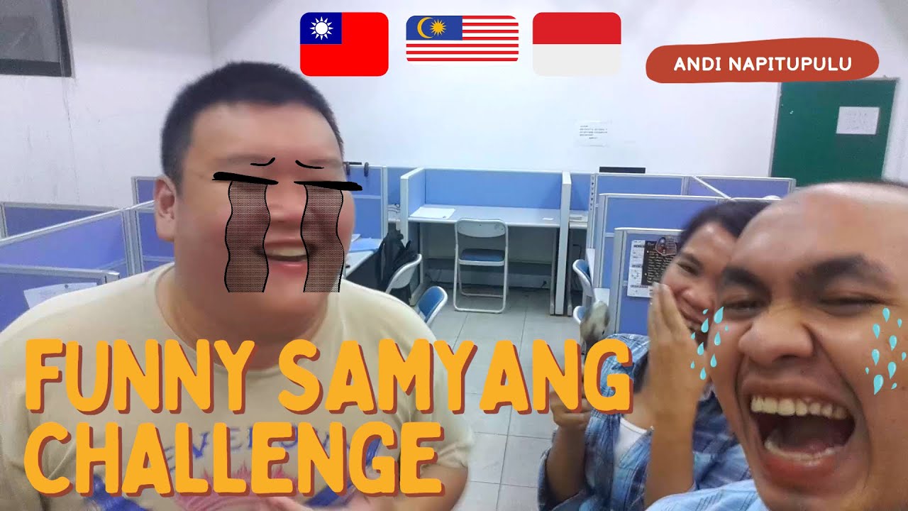 FUNNY SAMYANG CHALLENGE with TAIWANESE AND MALAYSIAN FRIENDS - ANDI ...