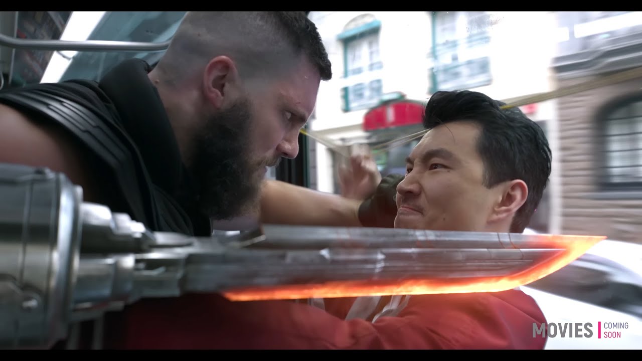 Shang Chi vs The Ten Rings Bus Fight Scene Shang Chi and the Legend of ...