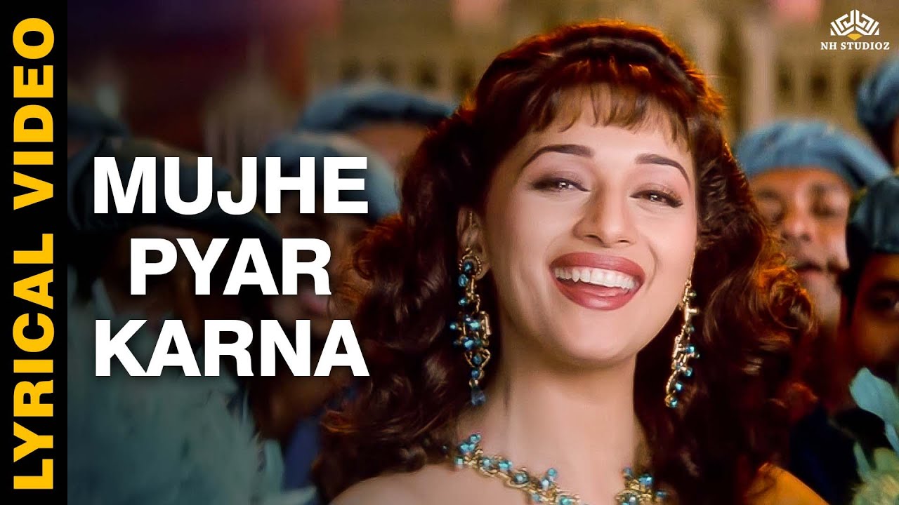 Mujhe Pyar Karna Sabke Samne {Lyrical} | मोहब्बत (1997 फ़िल्म) | Sanjay ...