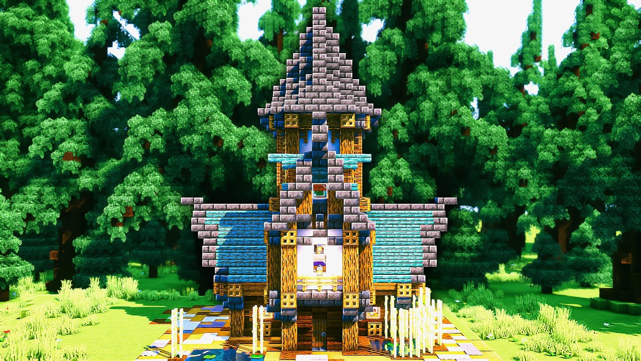 Minecraft How to build a Medieval Survival House - Tutorial - YouTube