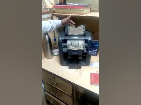 Note sorting machine working 2+1pocket methodex - YouTube