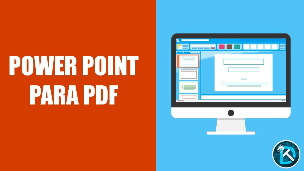 Como transformar PowerPoint para PDF online - YouTube