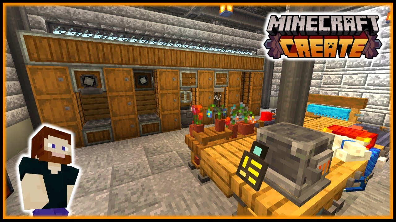 I Built The Perfect Modern Workshop Garage In Minecraft Create Youtube