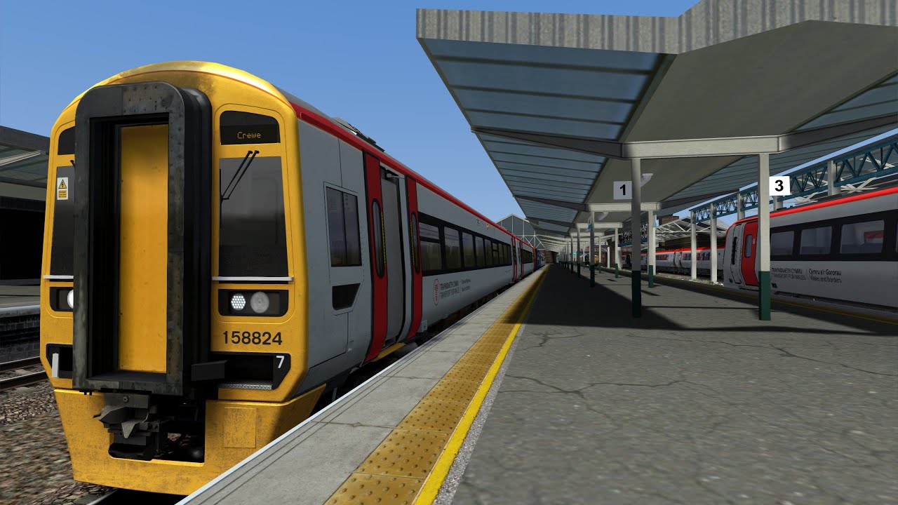 Train Simulator TS2022 North Wales Coastal 1K17 1054 Chester to Crewe ...