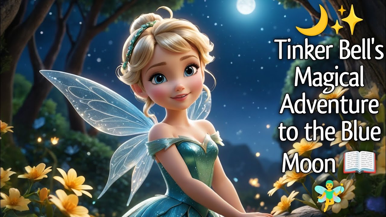 🌙 Tinker Bell's Magical Adventure to the Blue Moon! | Storytime for ...