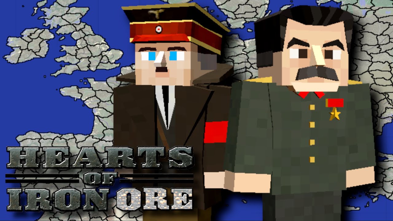 Minecraft World War 2 Server FULL RELEASE - Hearts of Iron Ore - YouTube
